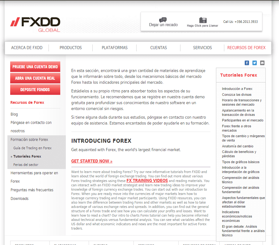 FXDD Reseña y Opiniones [year] | DailyForex